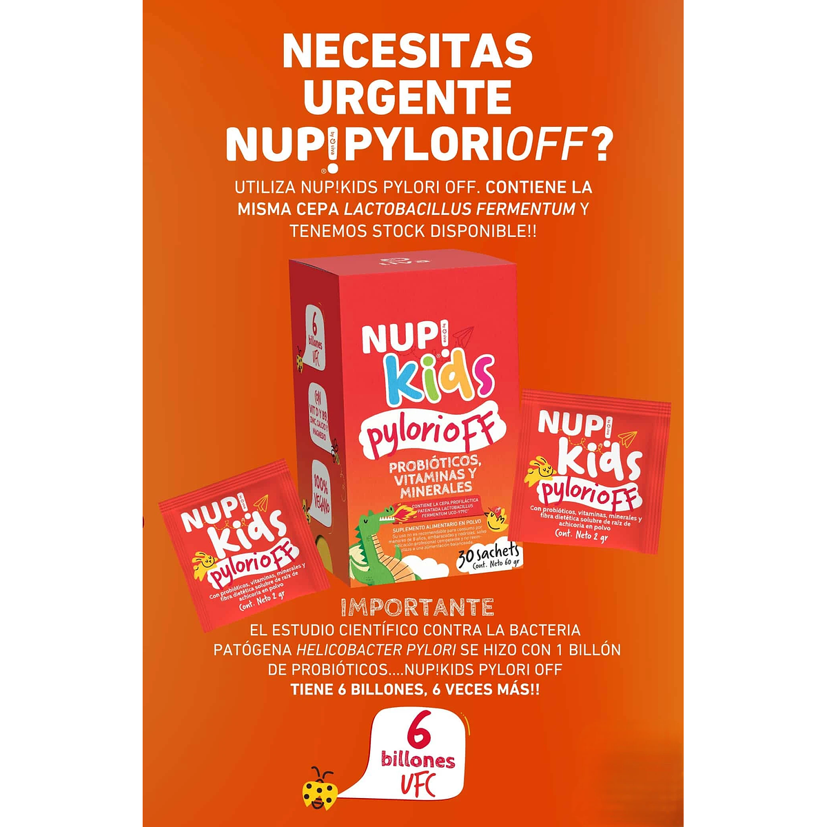 Nup Kids Pylori Off 30 sachets