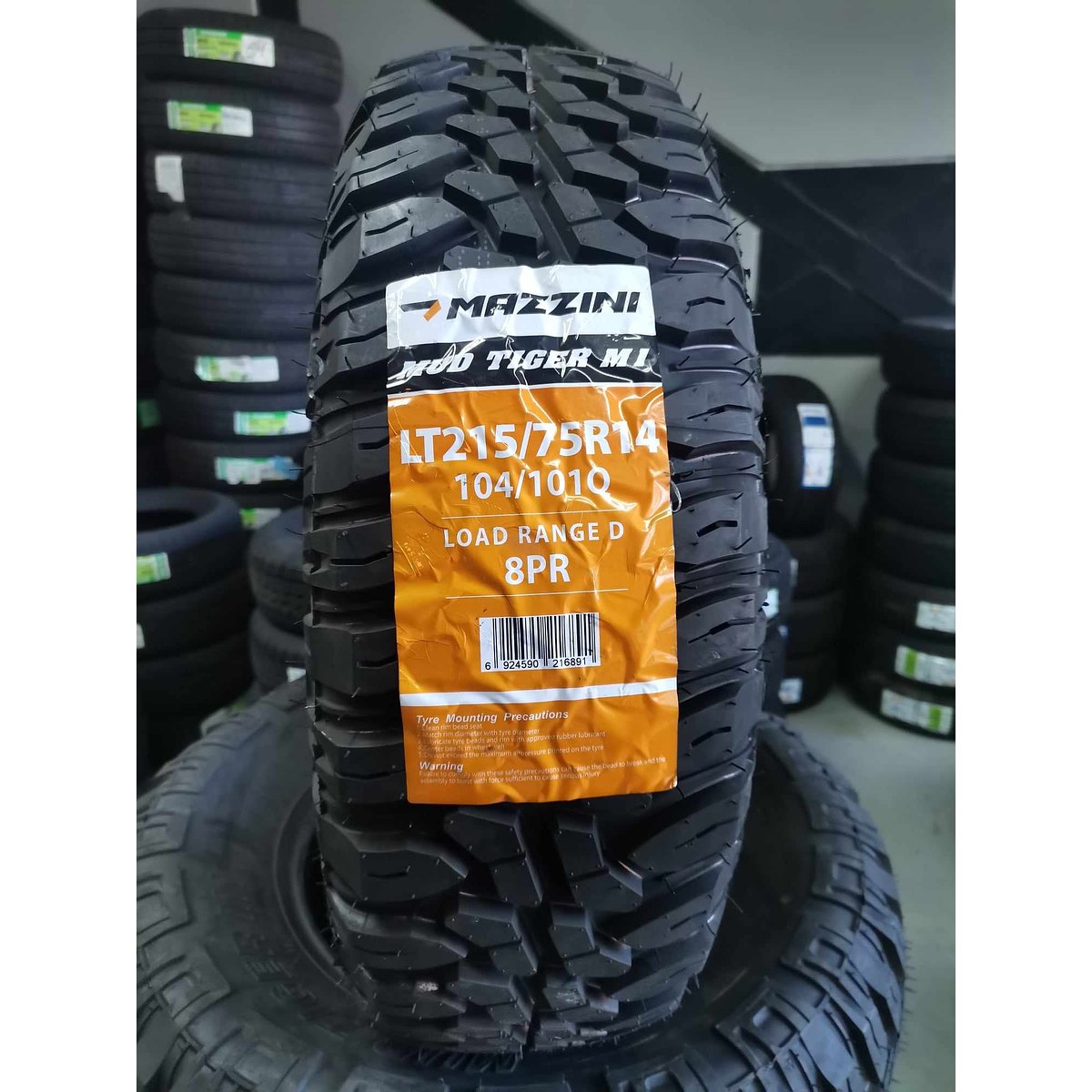 NEUMATICO 215/75R14 104/101Q 8PR MAZZINI MUD TIGER M1