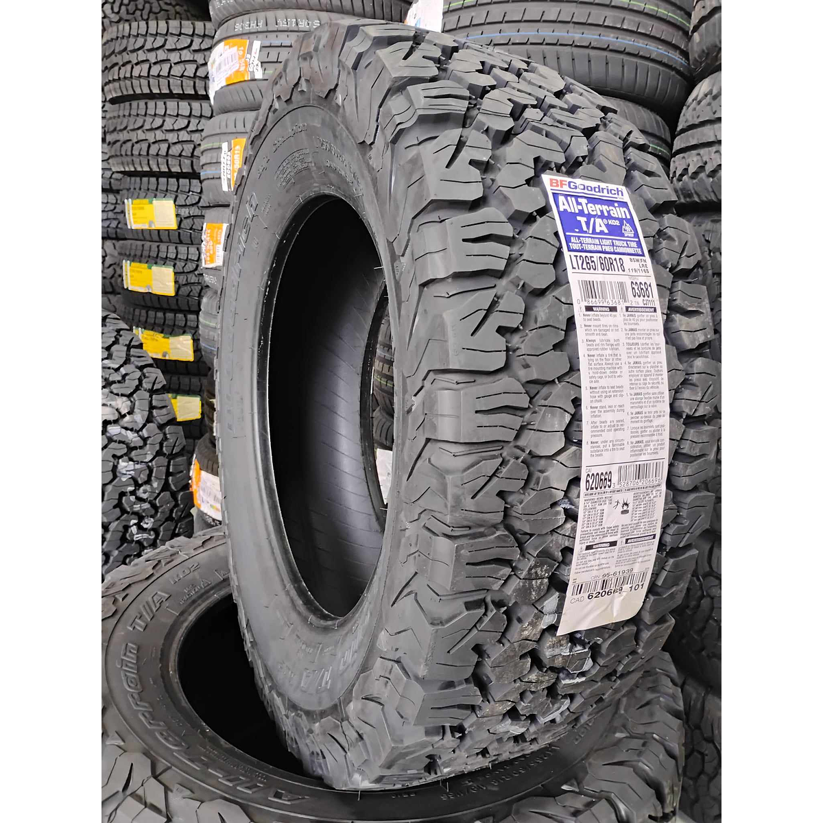 NEUMATICO LT265/65R18 122/119R 10PR BFGOODRICH ALL TERRAIN