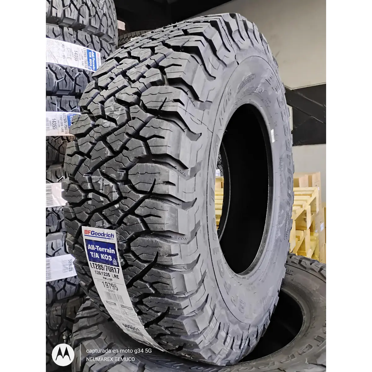 NEUMÁTICO 285/70R17 126/123S BF GOODRICH ALL-TERRAIN T/A KO3
