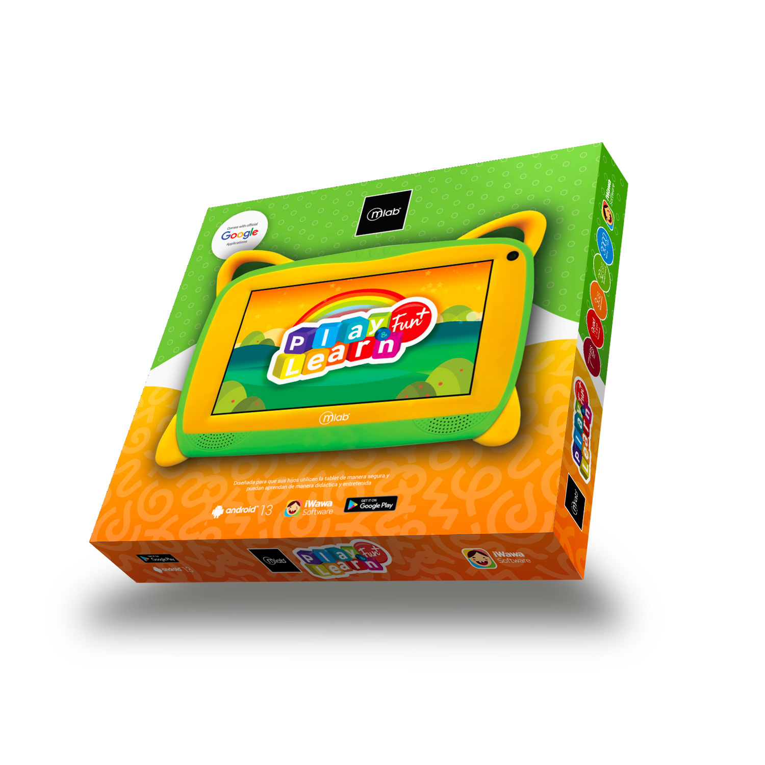 Tablet Kids Play & Learn FUN+ 7″ Quad-Core, 3GB, 32GB...
