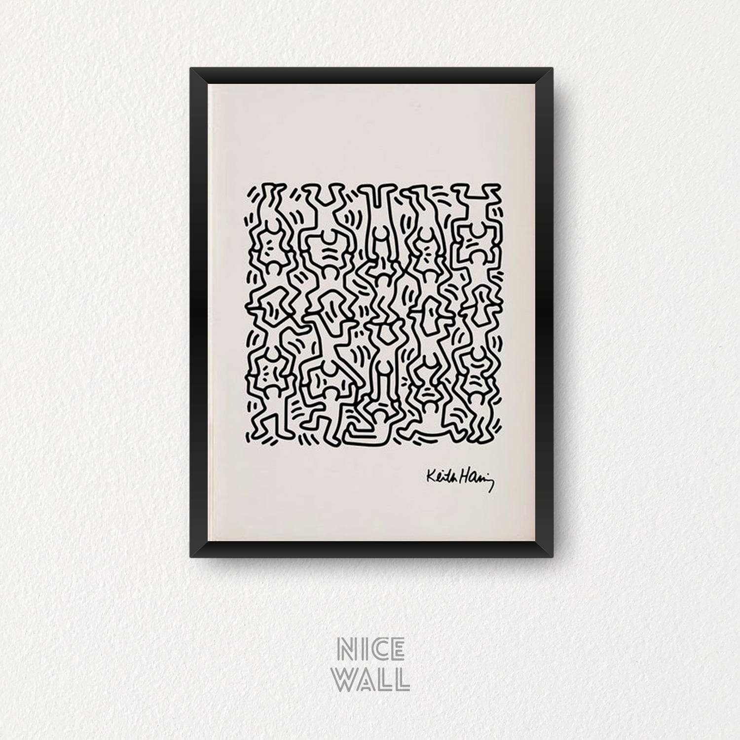 Cuadro Keith Haring Acrobats | NiceWall
