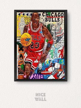 Cuadro Michael Jordan Campeón | NiceWall