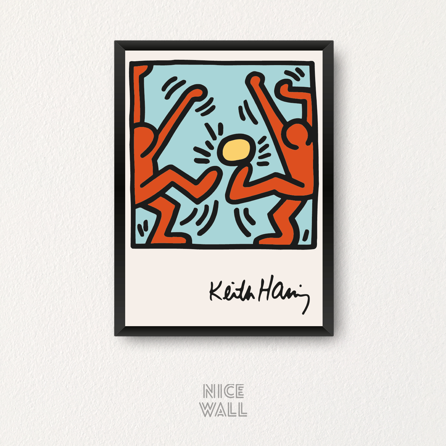 Cuadro Keith Haring Sun | NiceWall
