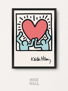 Cuadro Keith Haring Corazón | NiceWall