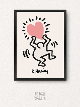 Cuadro Keith Haring Superdad | NiceWall