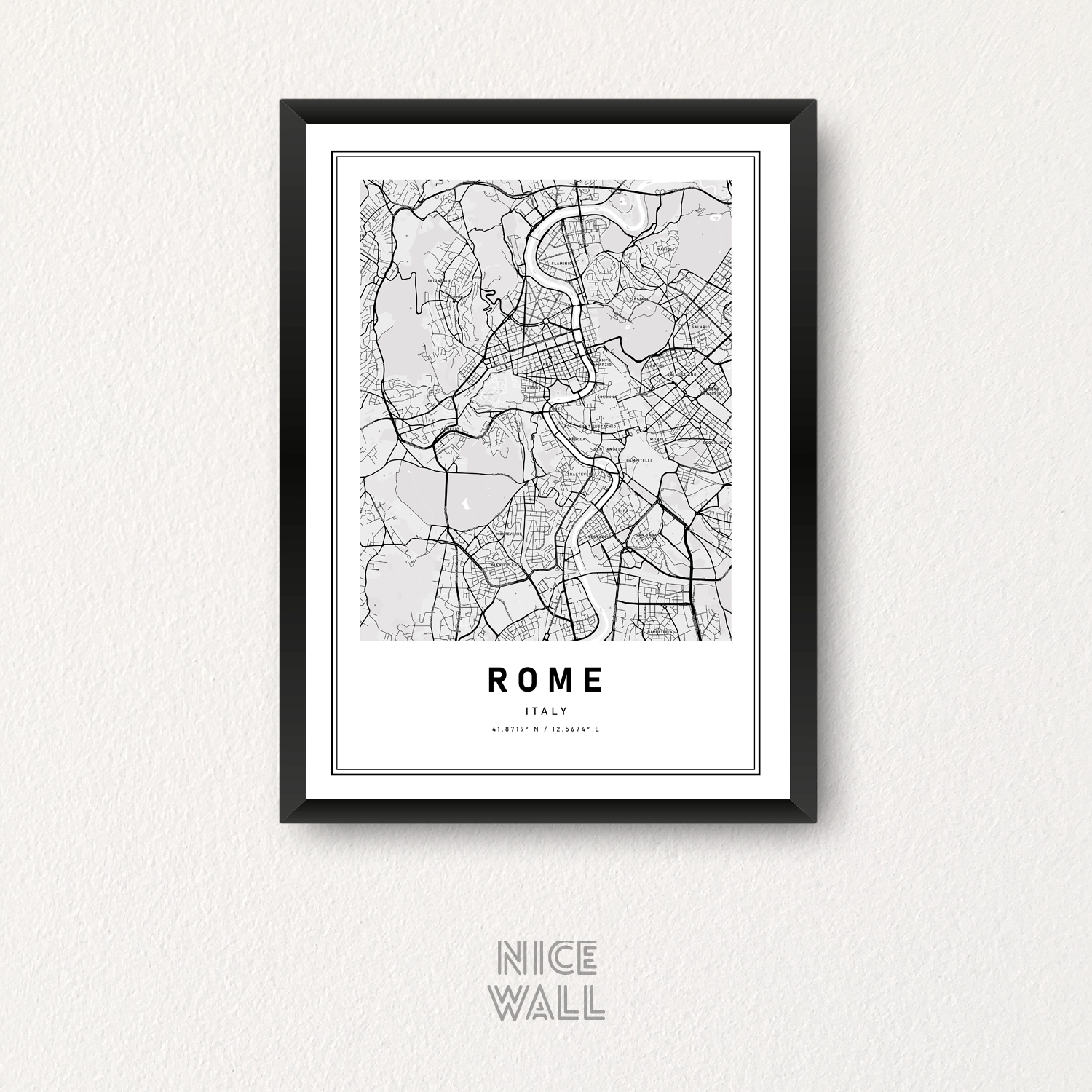 Cuadro Mapa Roma | NiceWall