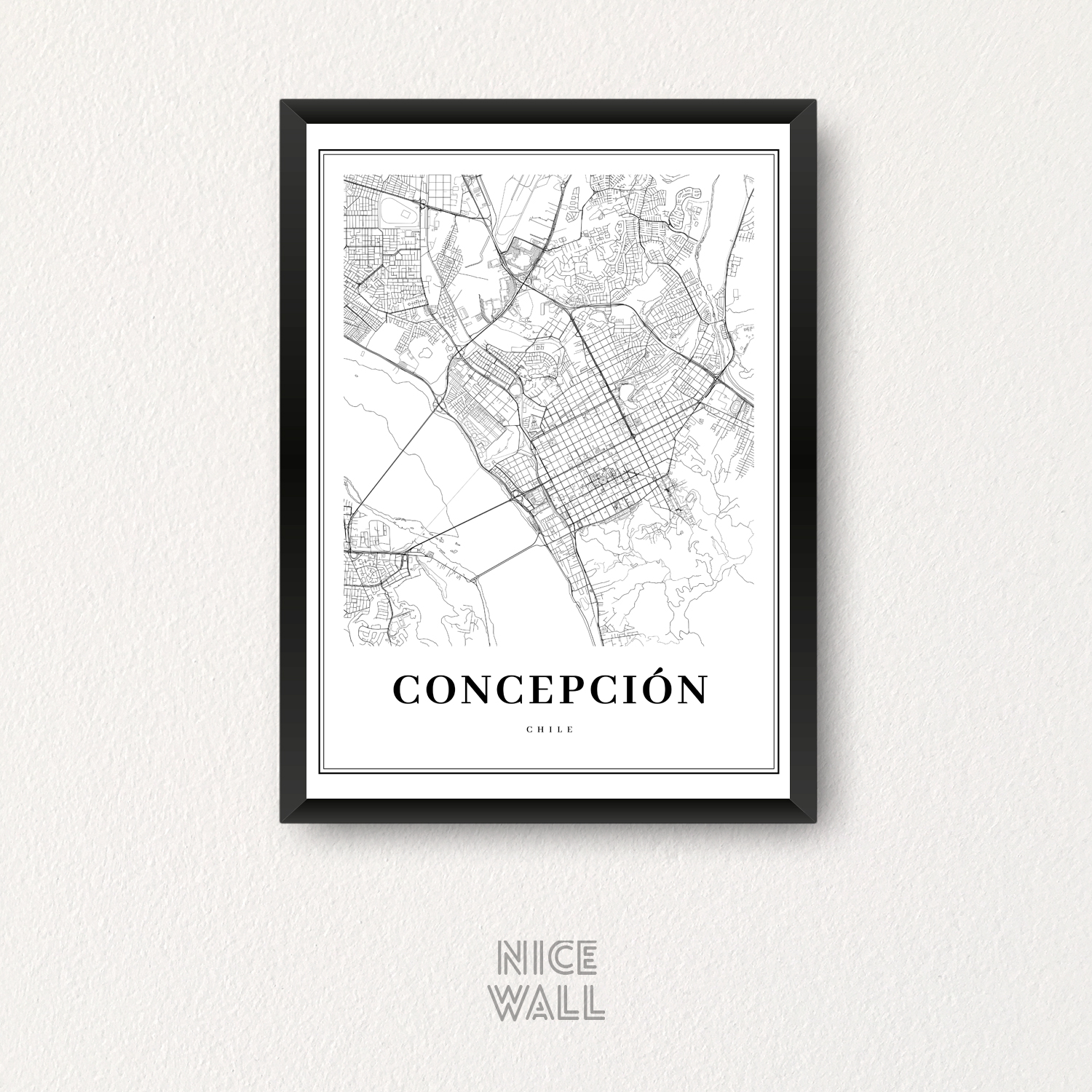Cuadro Mapa Concepción | NiceWall
