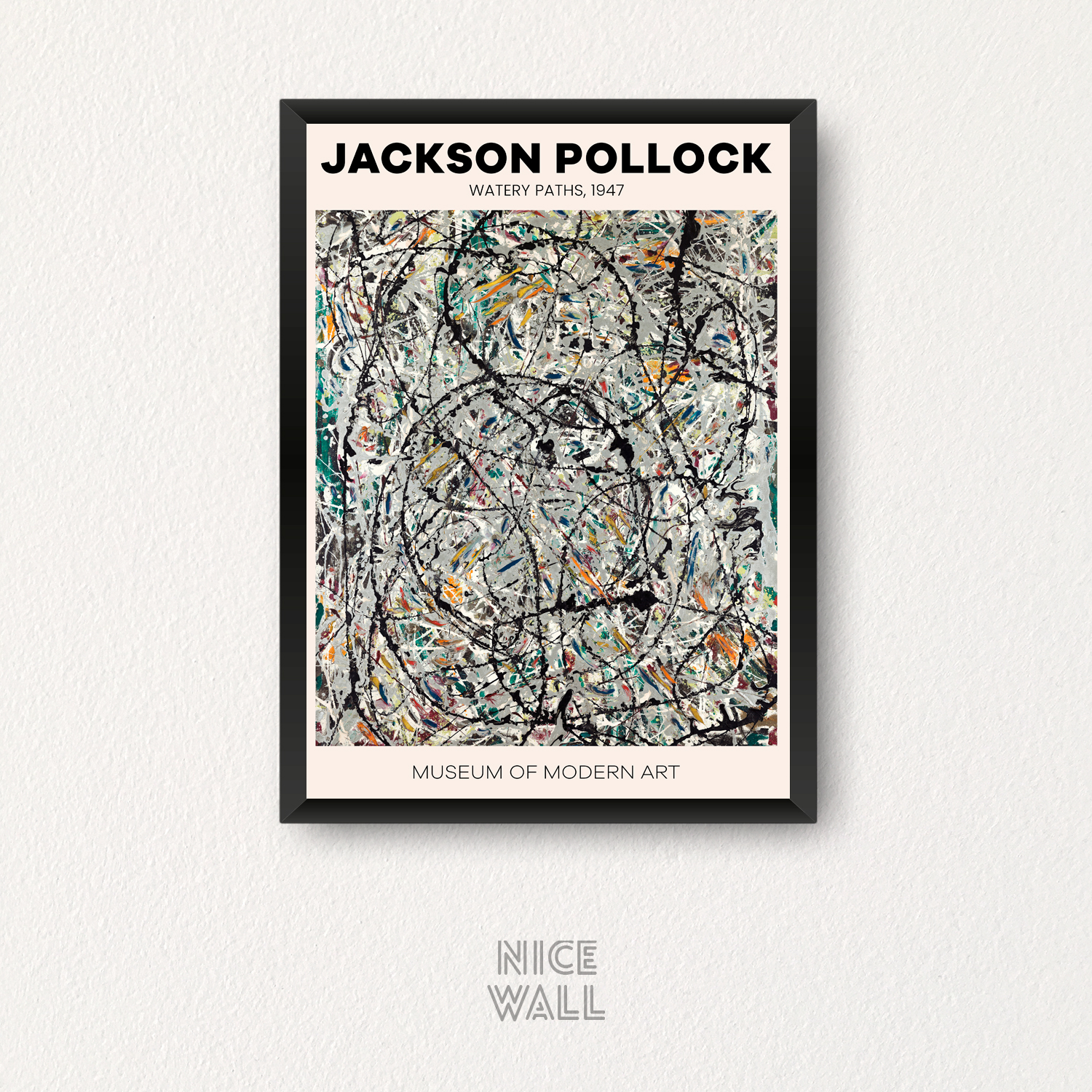 Cuadro Watery Paths 1947 Pollock | NiceWall