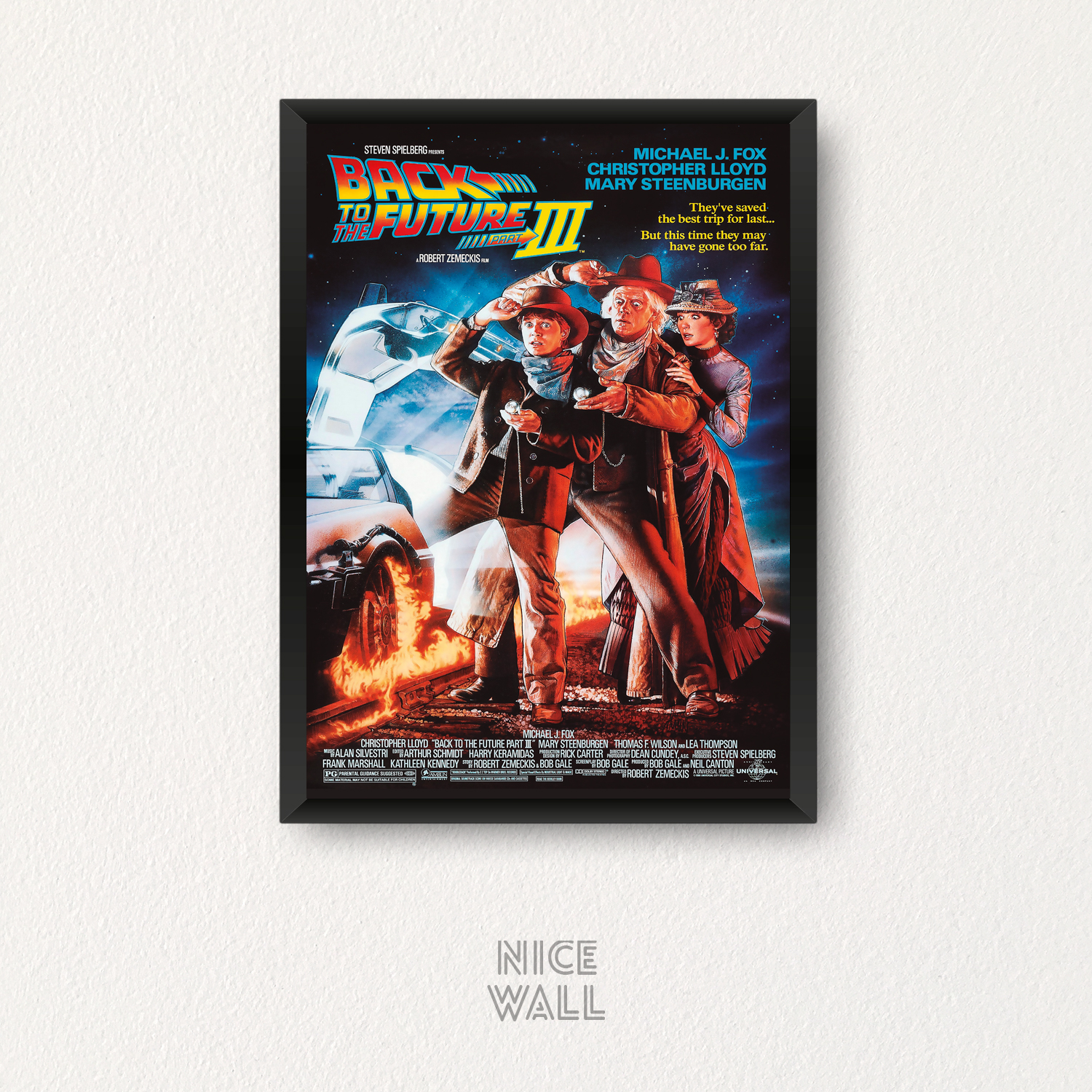 Volver al Futuro 3 Poster | NiceWall