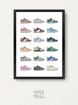 Cuadro Dibujo Nike Air Jordan 1 Ilustradas | NiceWall