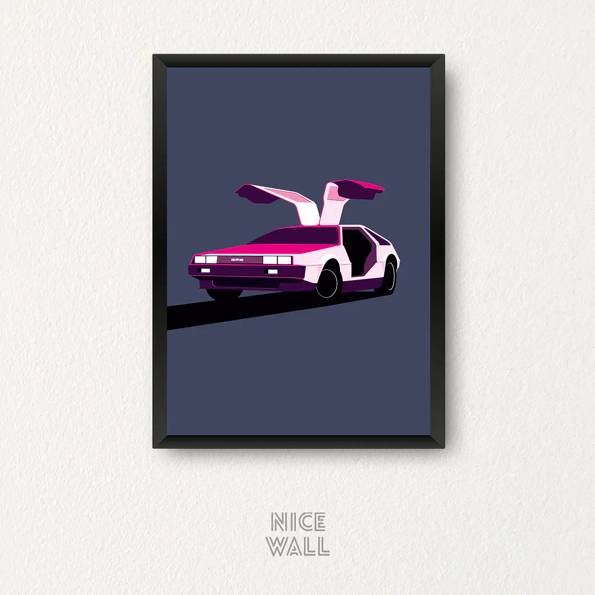 Cuadro DeLorean Ilustrado | NiceWall