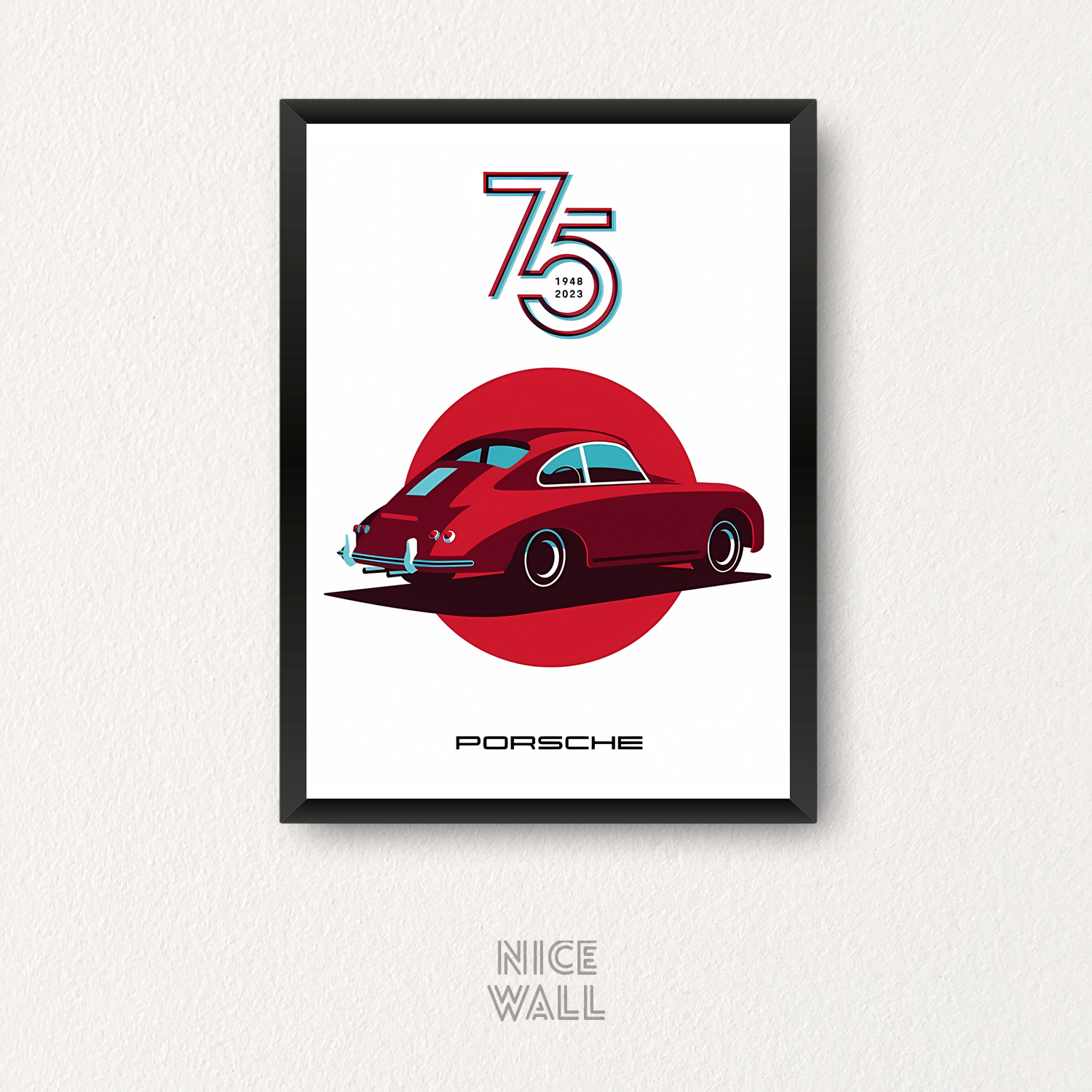 Cuadro Porsche 75 Años | NiceWall
