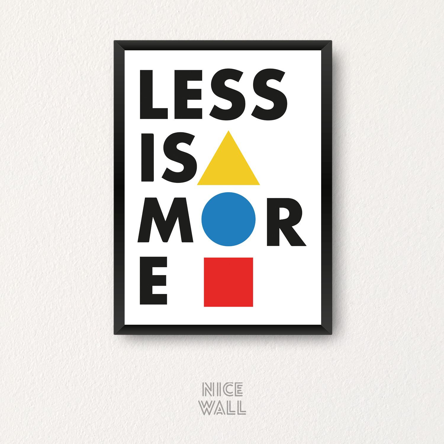 Cuadro Less Is More | NiceWall