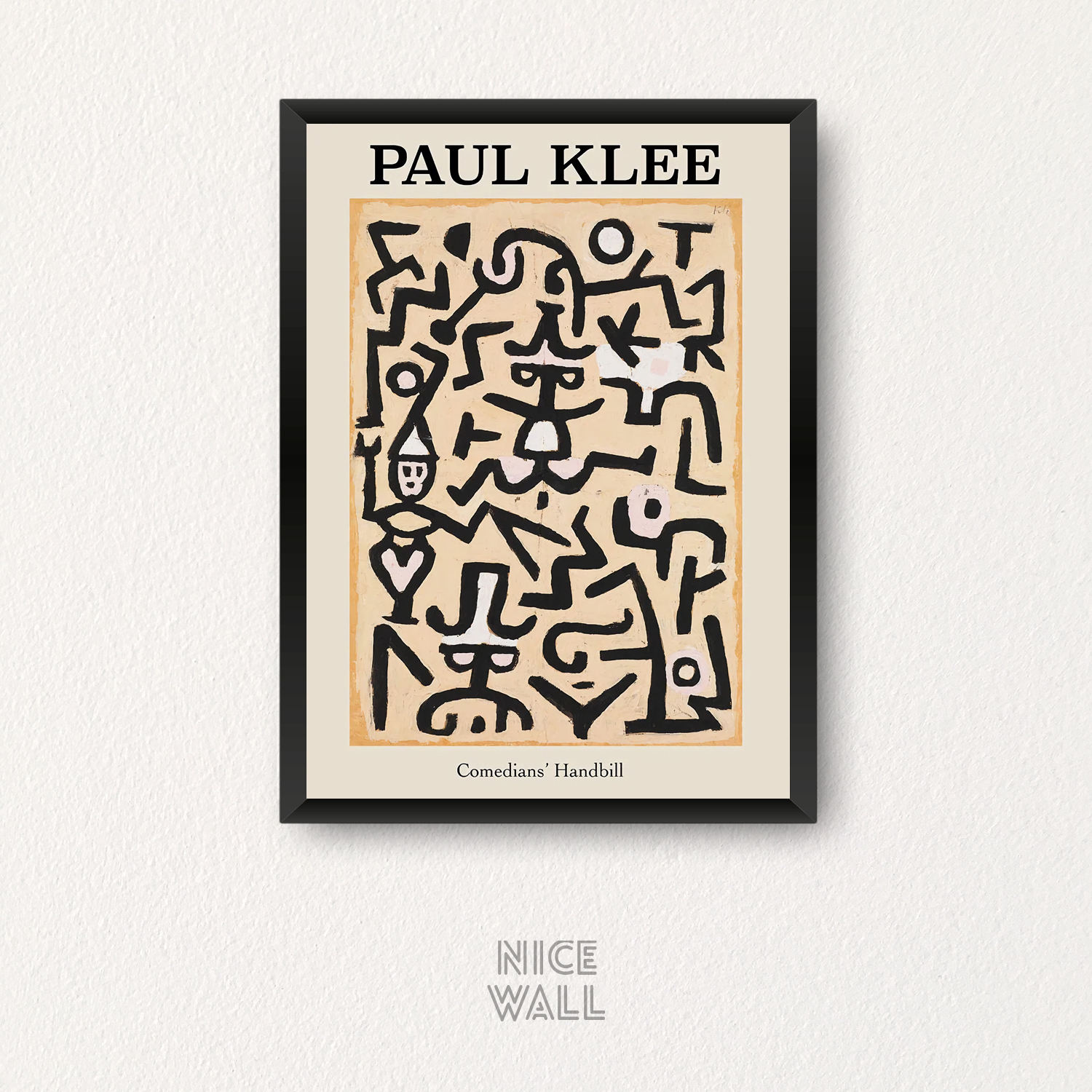 Cuadro Paul Klee Comedians' Handbill | NiceWall