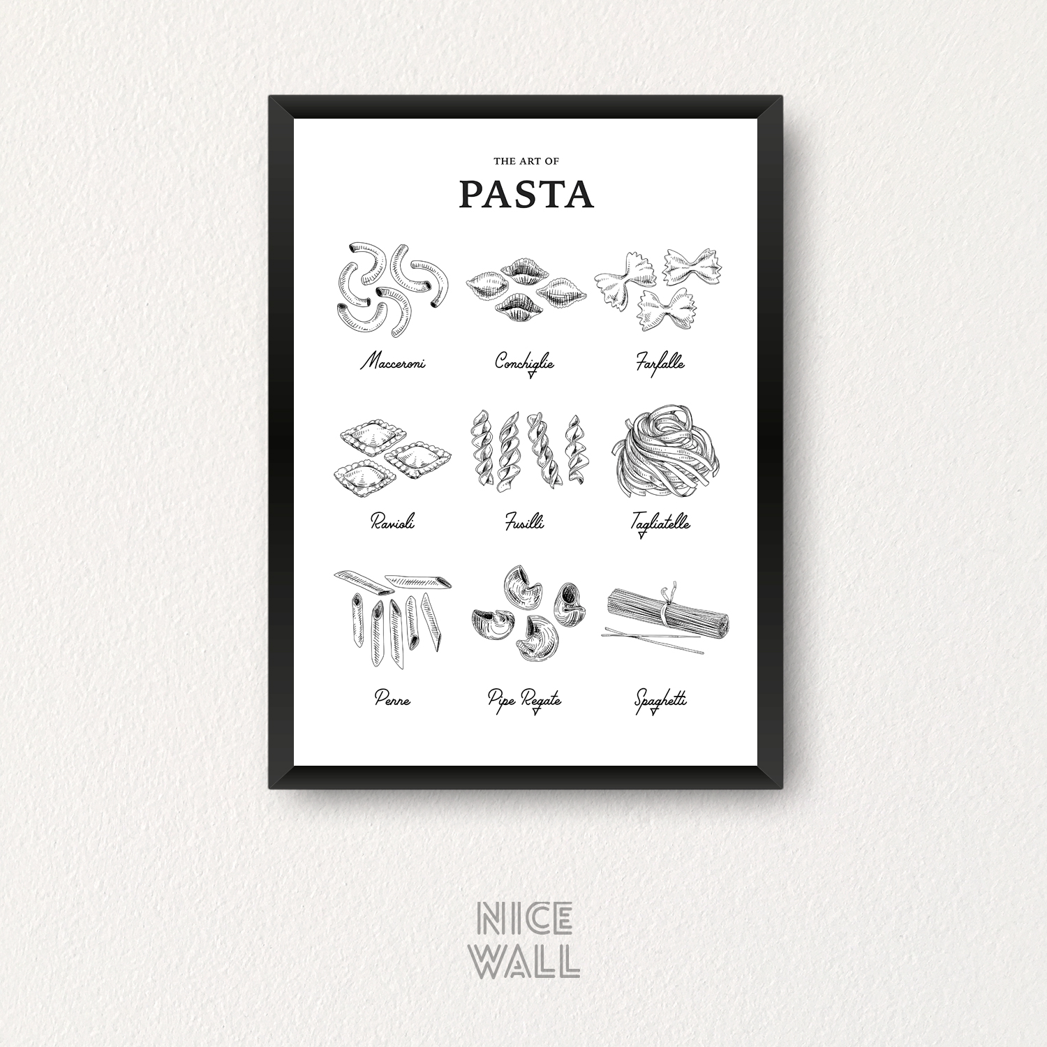 Cuadro The Art Of Pasta | NiceWall
