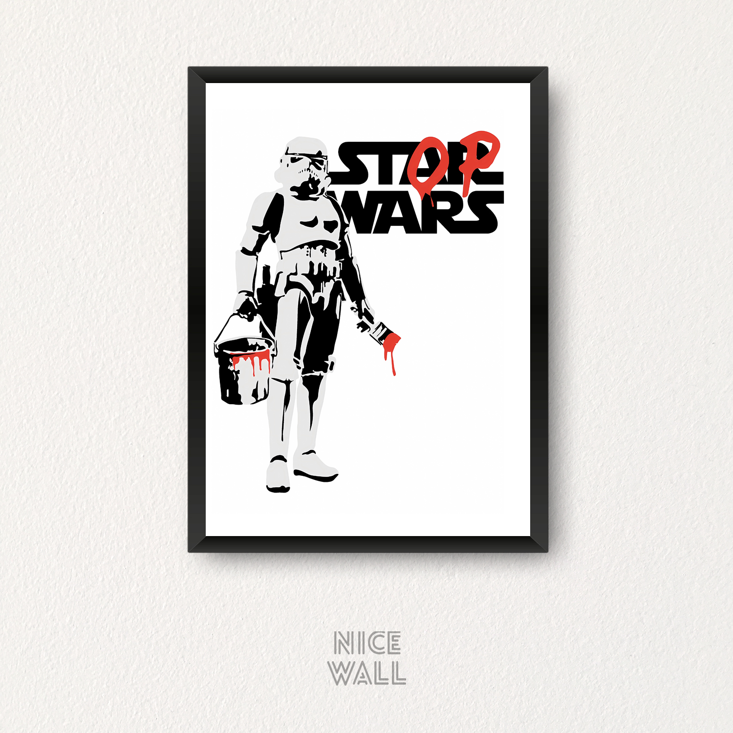Cuadro Banksy Stop Wars | NiceWall