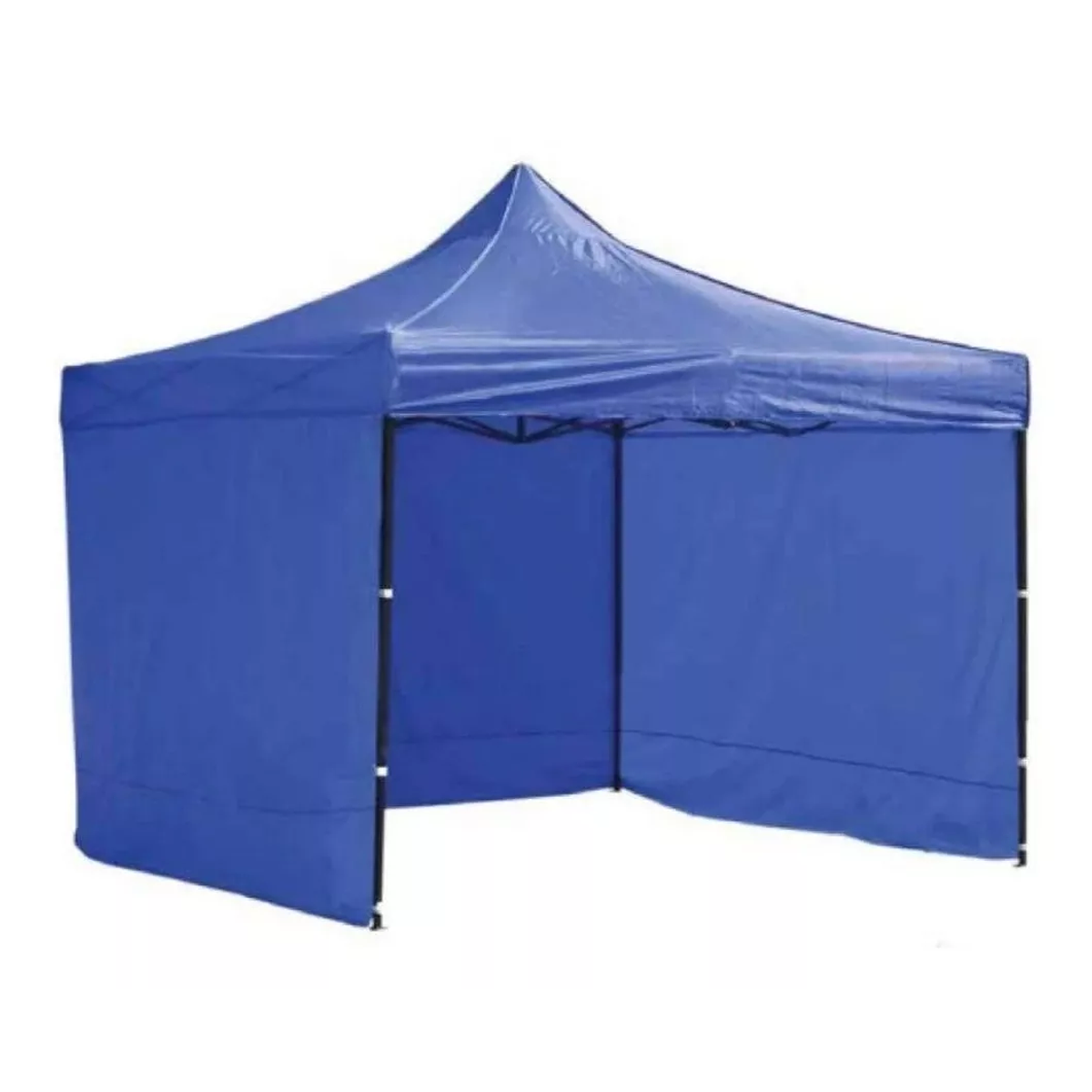 Toldo Plegable Pared Azul 3x3 + Pared Laterales | PCZ MARKET