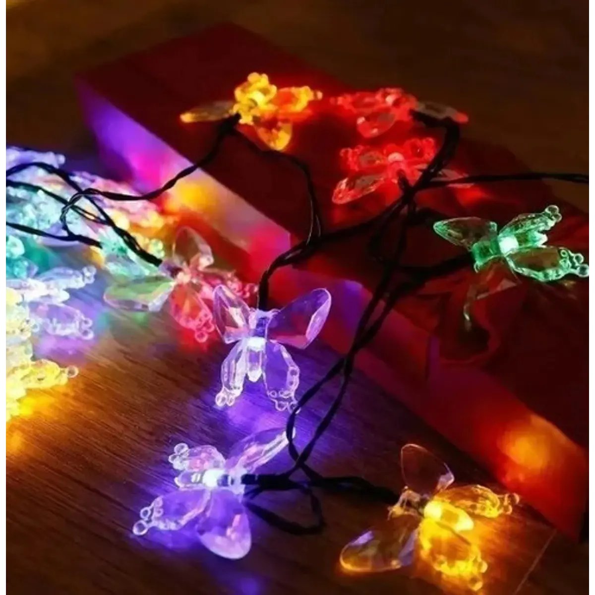 Guirnalda Mariposa Solar Led Boda 5 Mts Exterior E Interior | PCZ MARKET