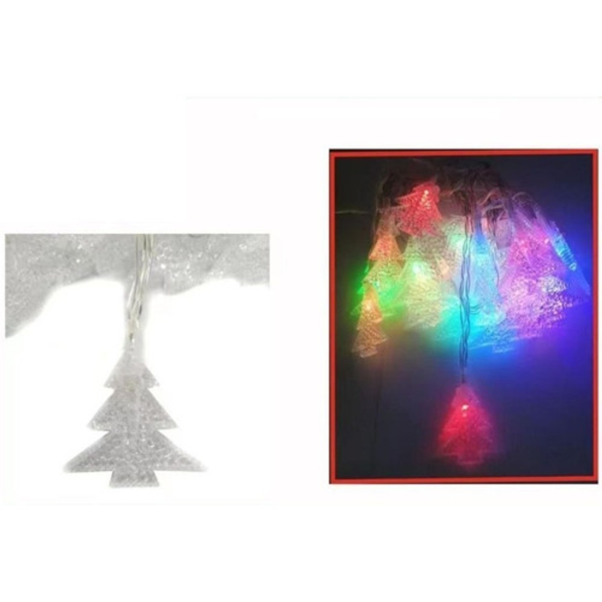 Luces Led Con Hermosos Diseños Para Navidad A Pilas | PCZ MARKET