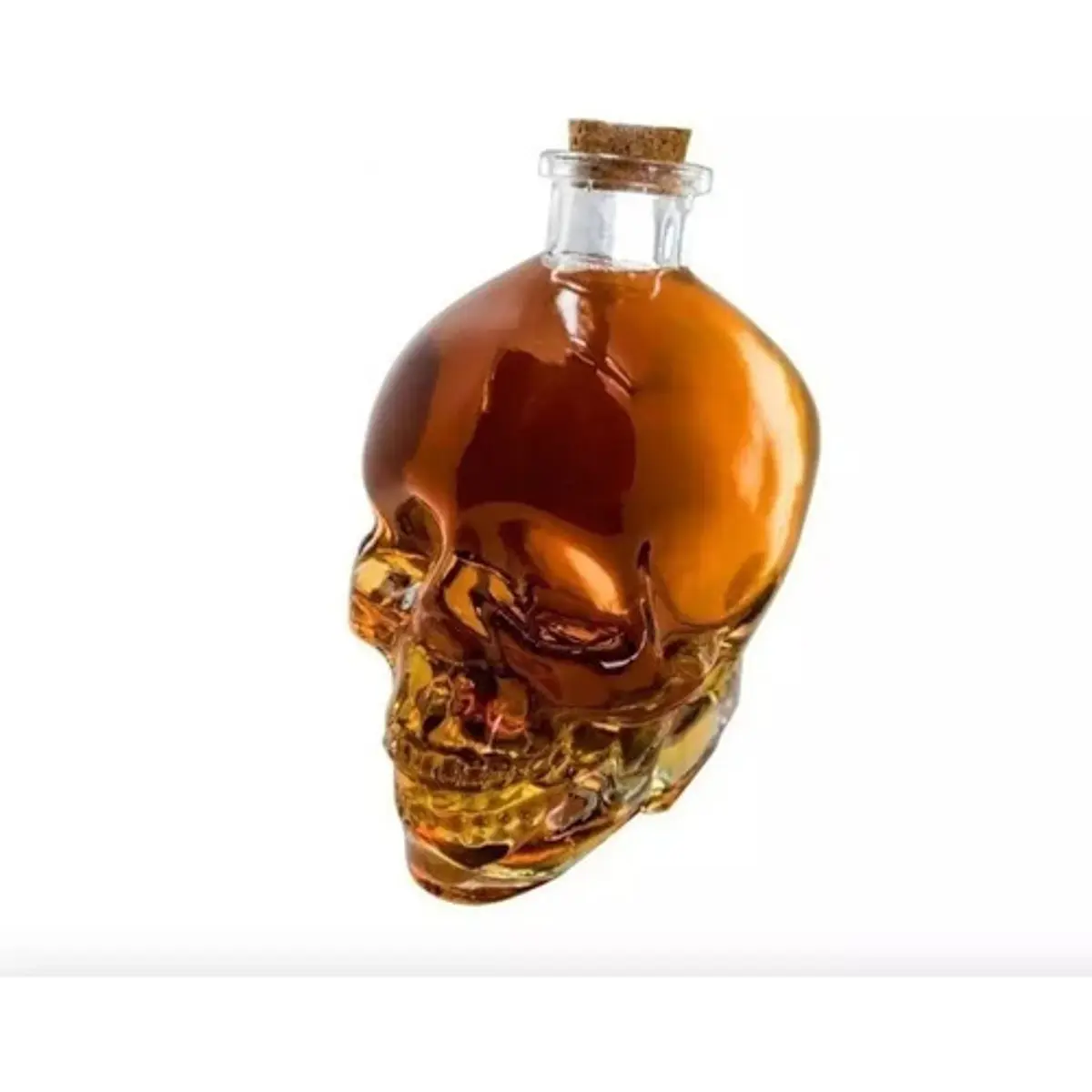 Botella Calavera Vidrio Craneo Vodka Whisky 750 Ml | PCZ MARKET