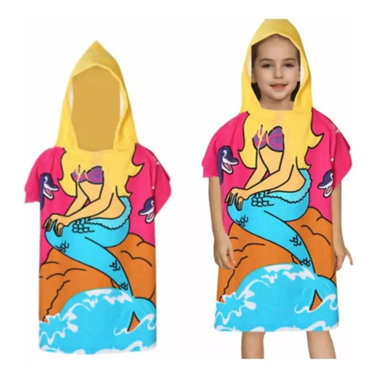 Toallas De Baño Infantil Con Capucha Para Niños Y Niña Playa | PCZ MARKET