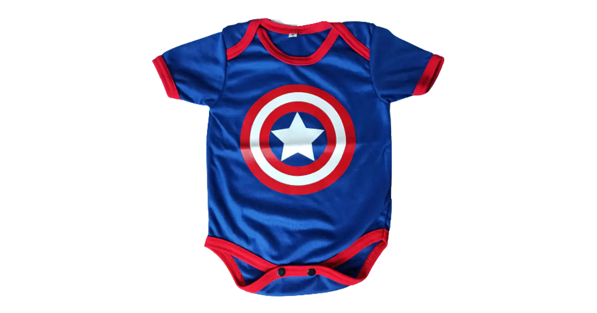 Body Para Bebé CAPITÁN AMÉRICA Marvel | Nighty-Night