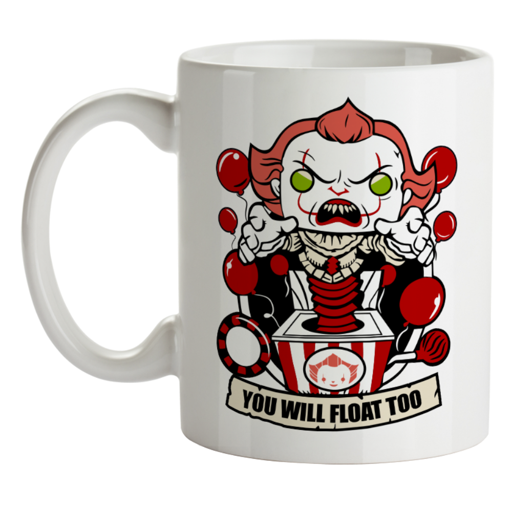 ☕ Mug PENNYWISE YOU WILL FLOAT TOO | Nighty-Night