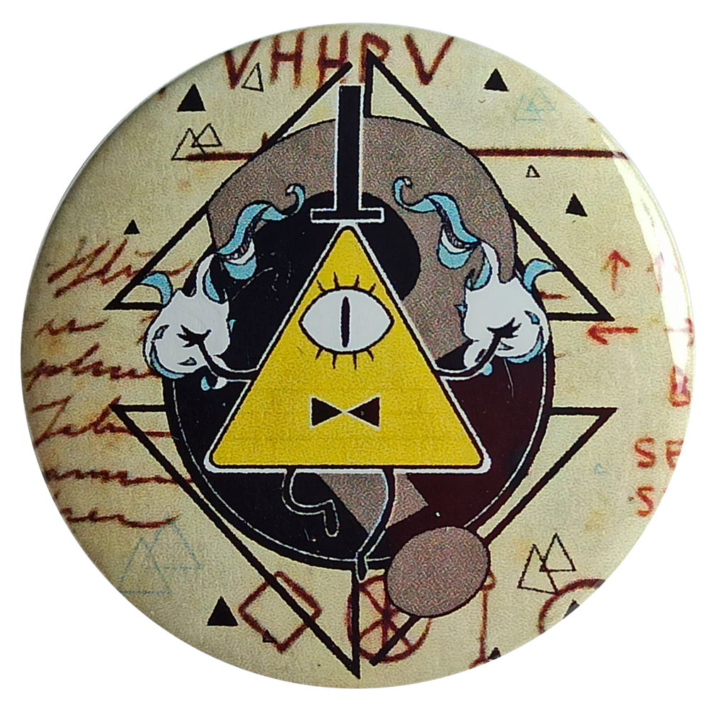 Botón Pinback BILL CIPHER Gravity Falls | Nighty-Night