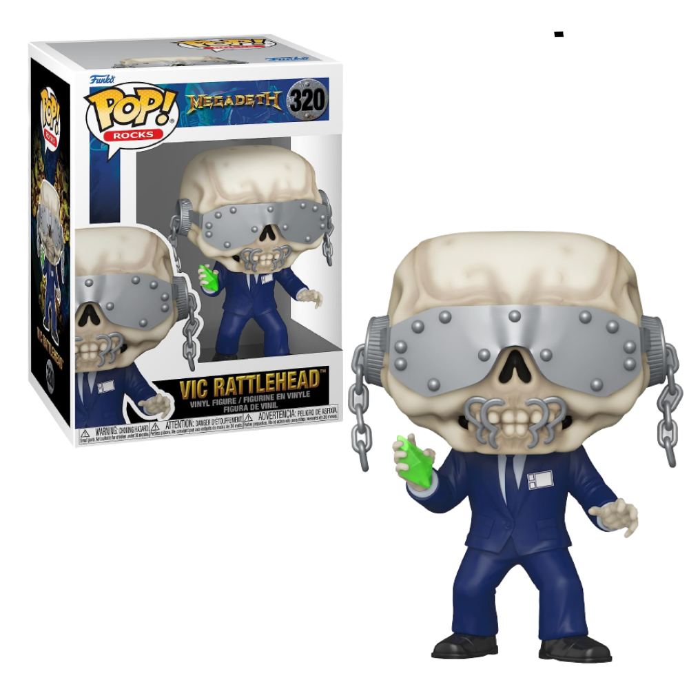 Funko Pop VIC RATTLEHEAD MEGADETH 320 | Nighty-Night