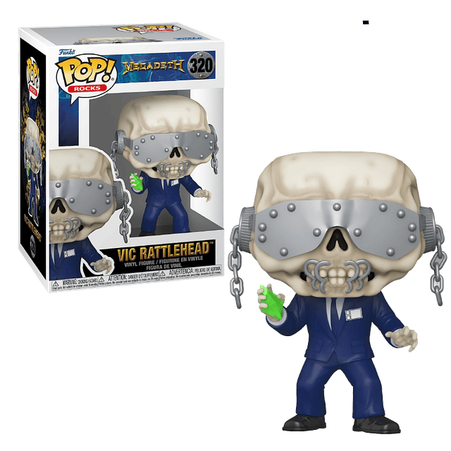 Funko Pop VIC RATTLEHEAD MEGADETH 320 | Nighty-Night