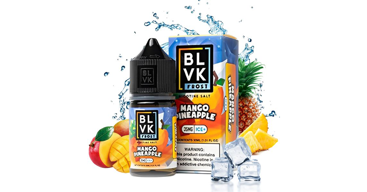 BLVK FROST MANGO PINEAPPLE ICE+ SALT