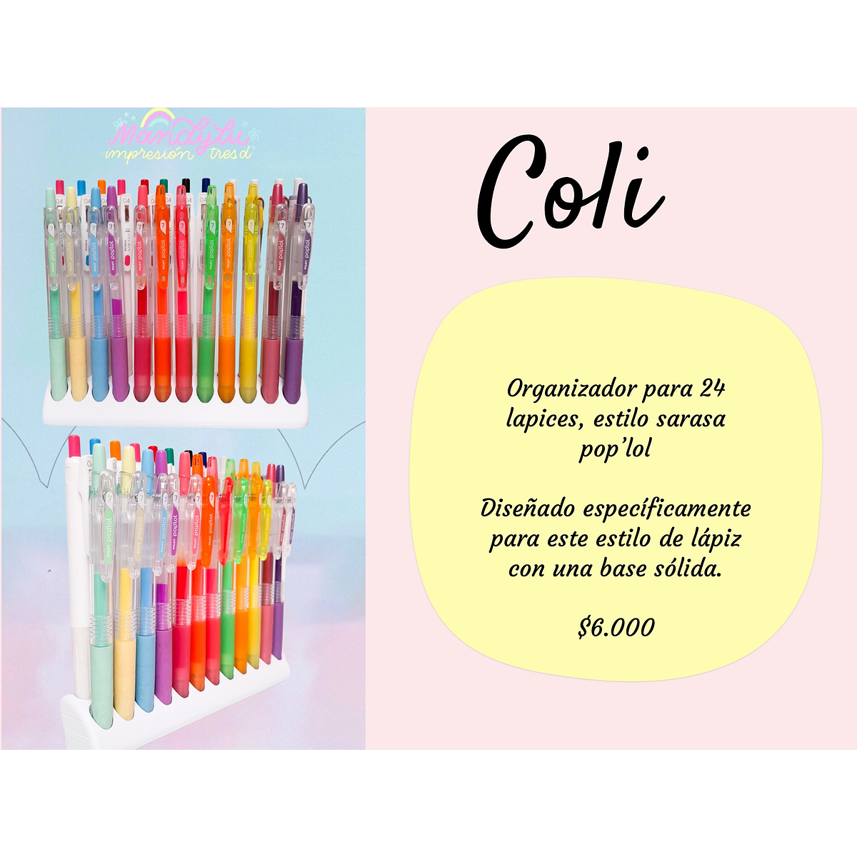 Organizador Manylu Coli