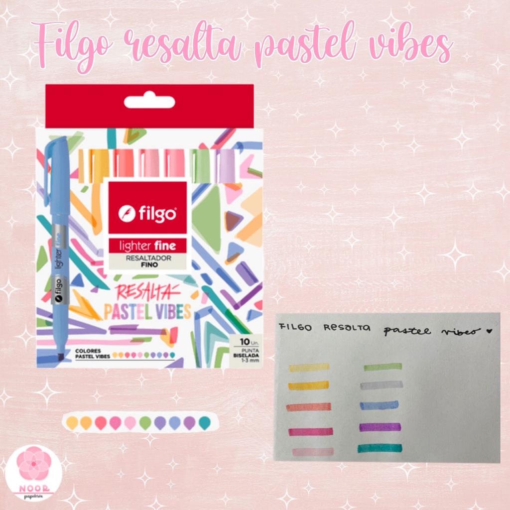 Set 10 destacadores Filgo Pastel Vibes