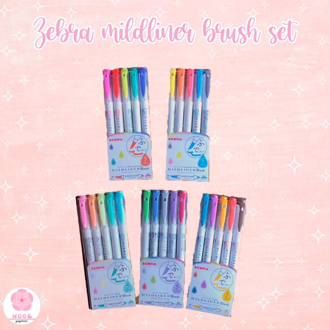 Zebra Mildliners Brush
