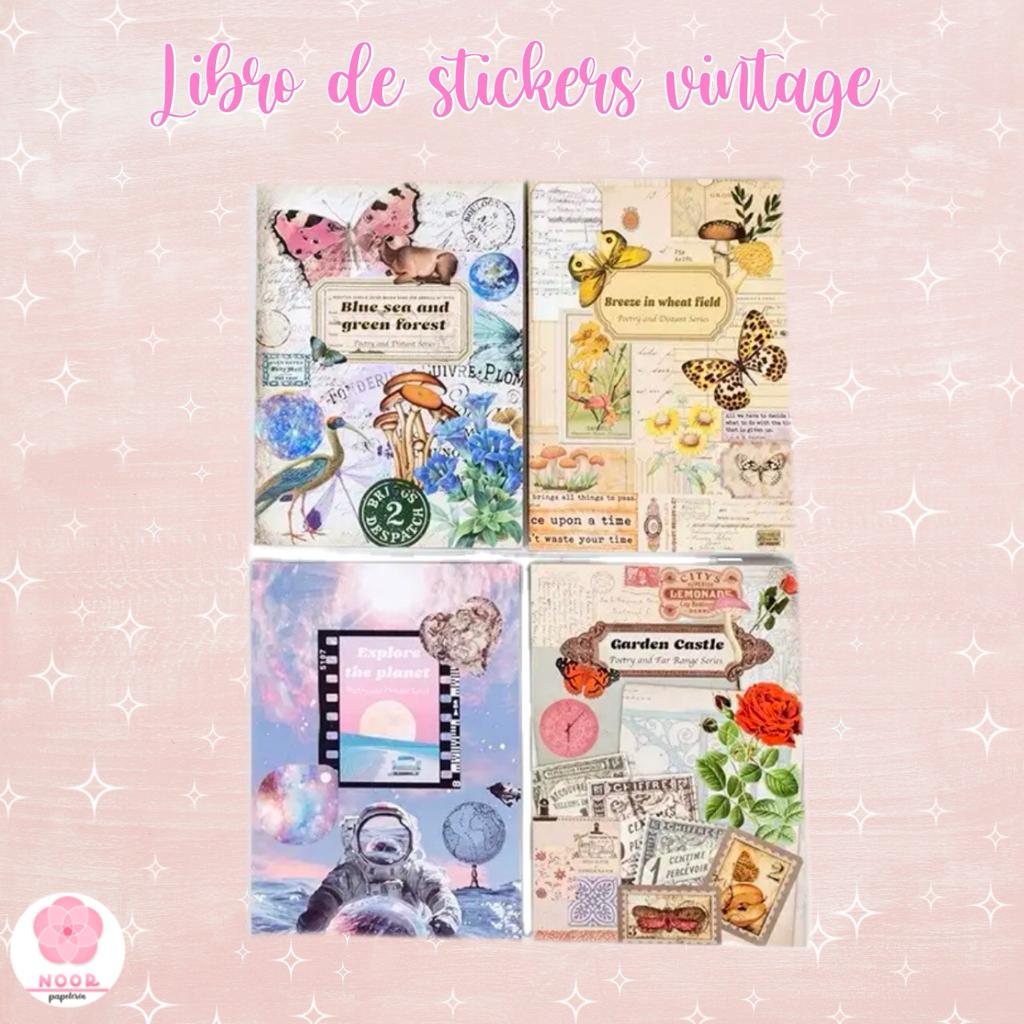 Libro de stickers Vintage