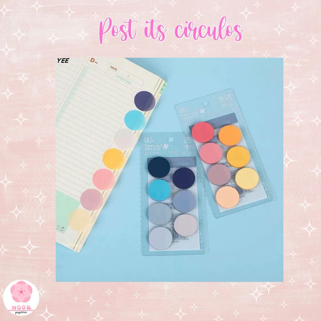 Post its de circulos