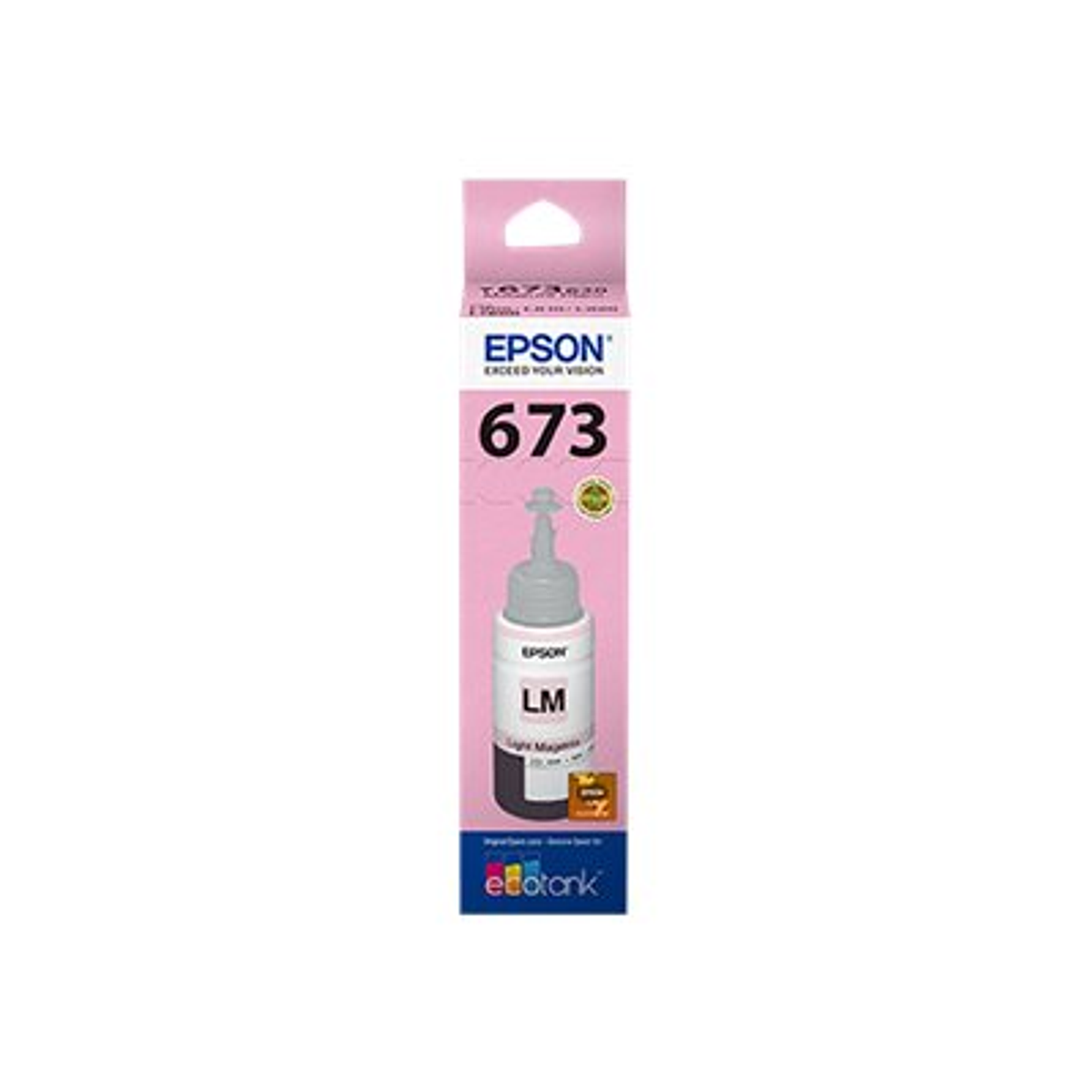 Botella de Tinta Epson T673 color Magenta claro
