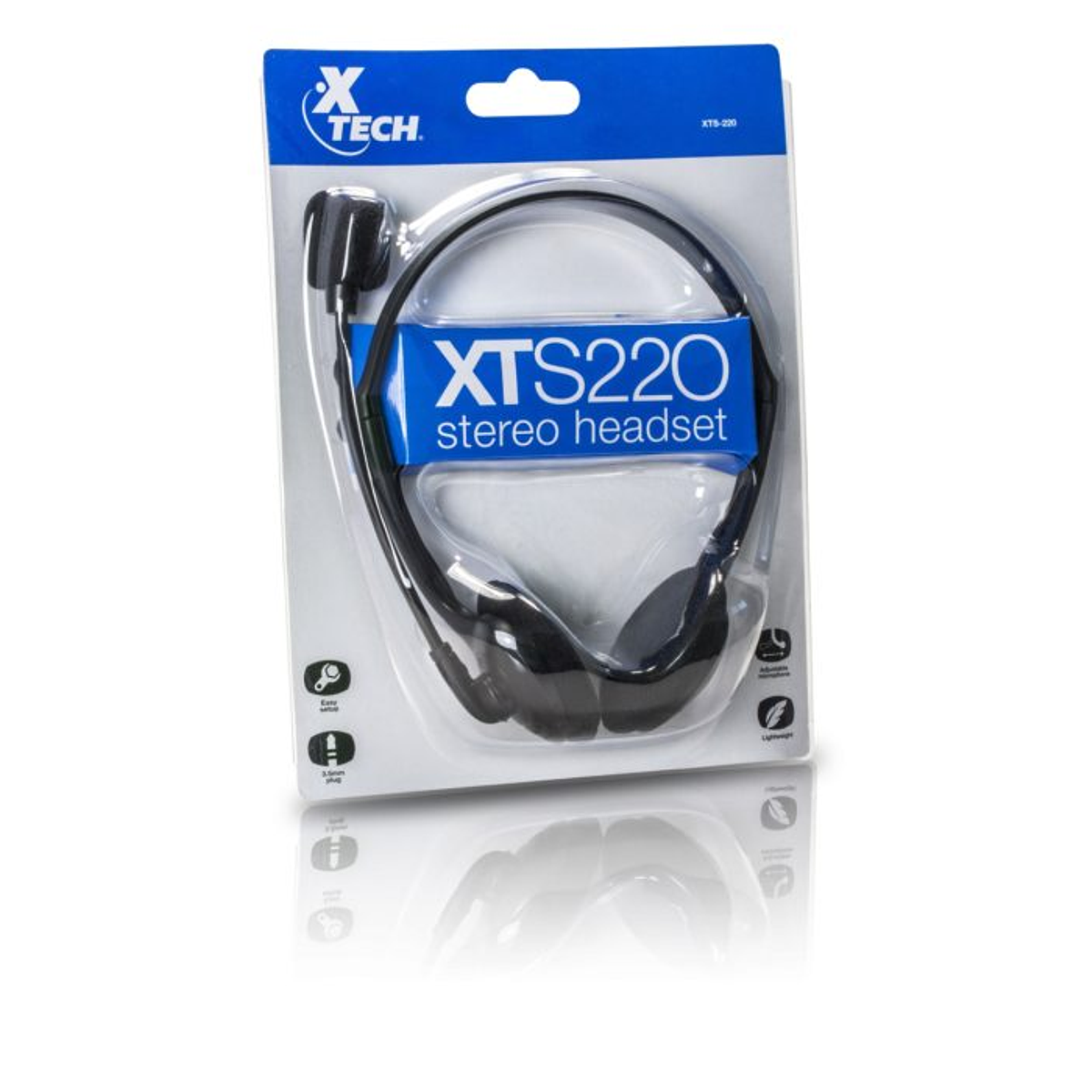 Auriculares Xtech XTS-220 Negro Con Micrófono