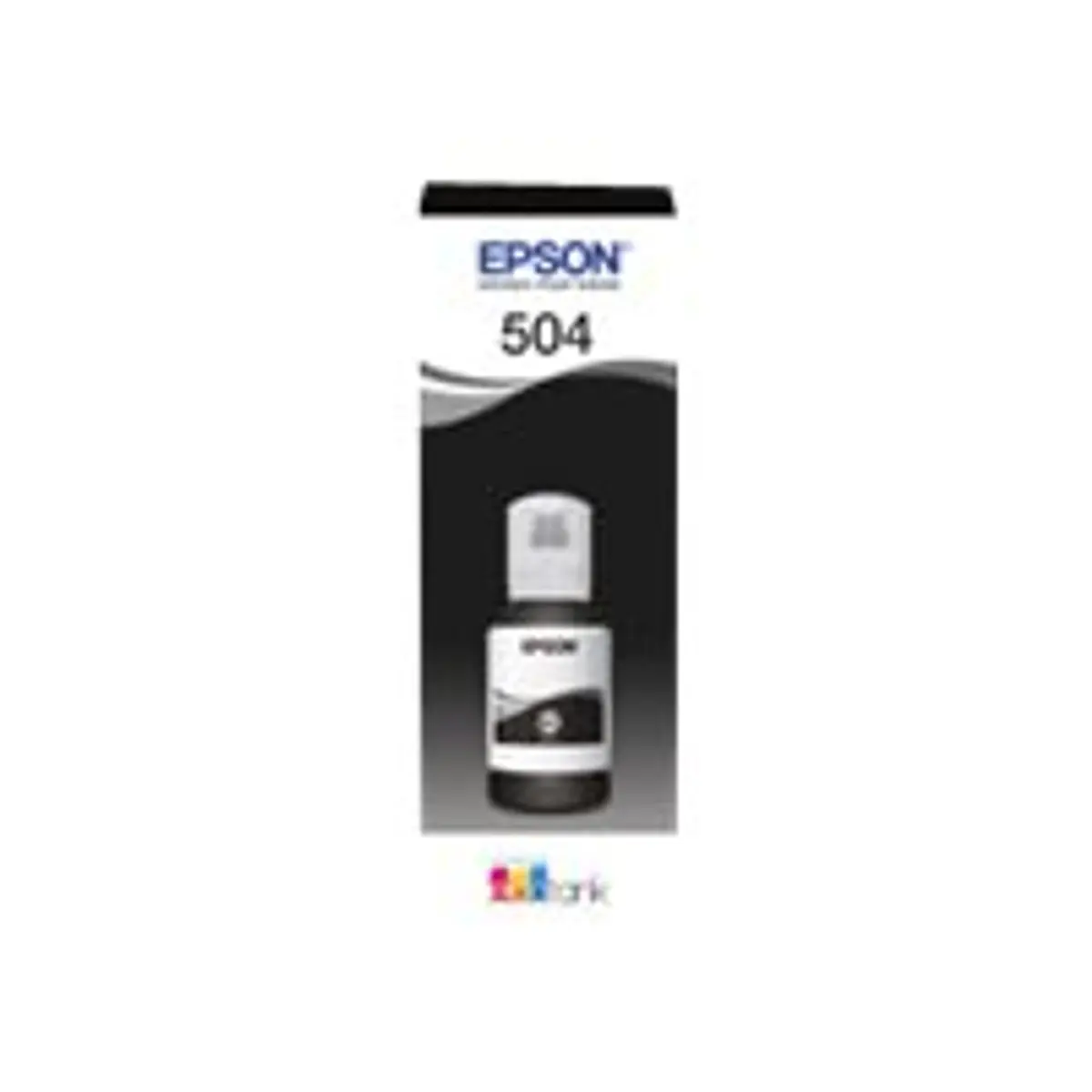 Botella de tinta Epson 504 color negro
