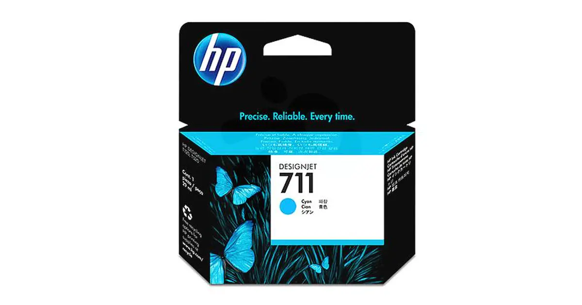 Cartucho de Tinta HP 711 color Cian original CZ130A
