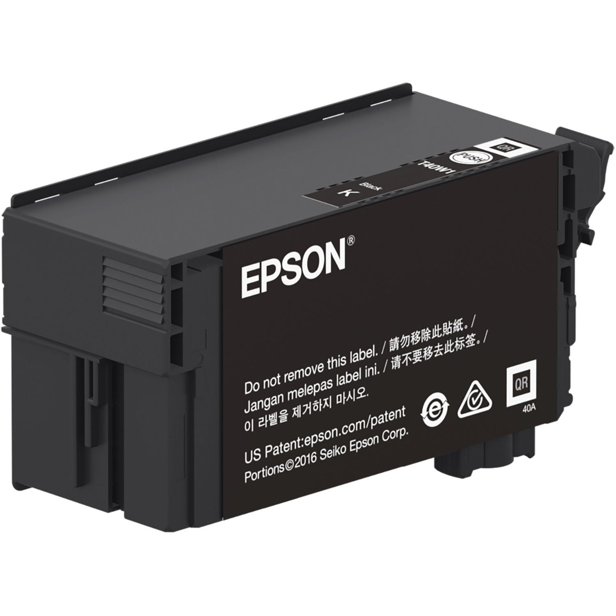 Cartucho de tinta Epson T40W color negro