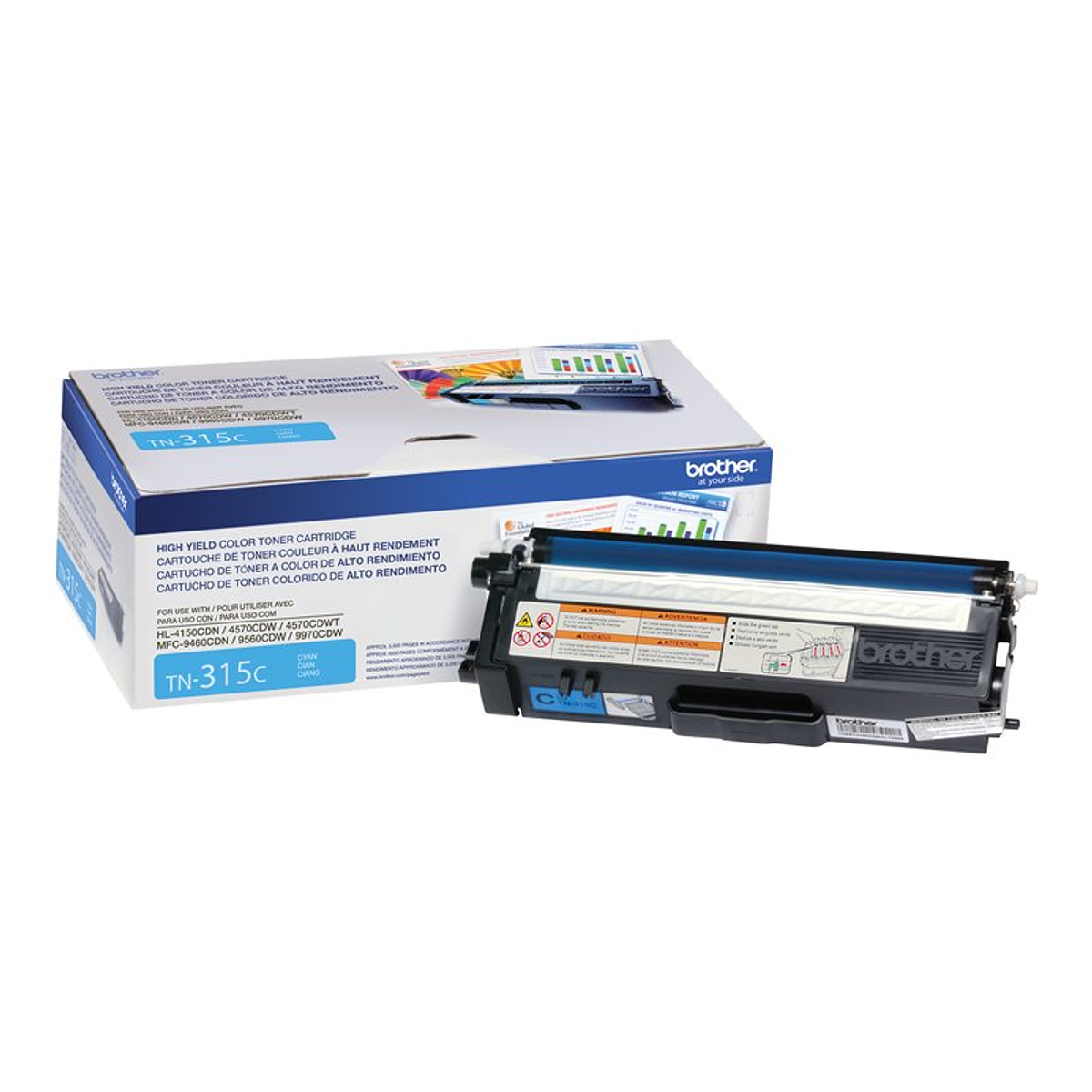 Cartucho de Toner Brother TN-315C color Cian