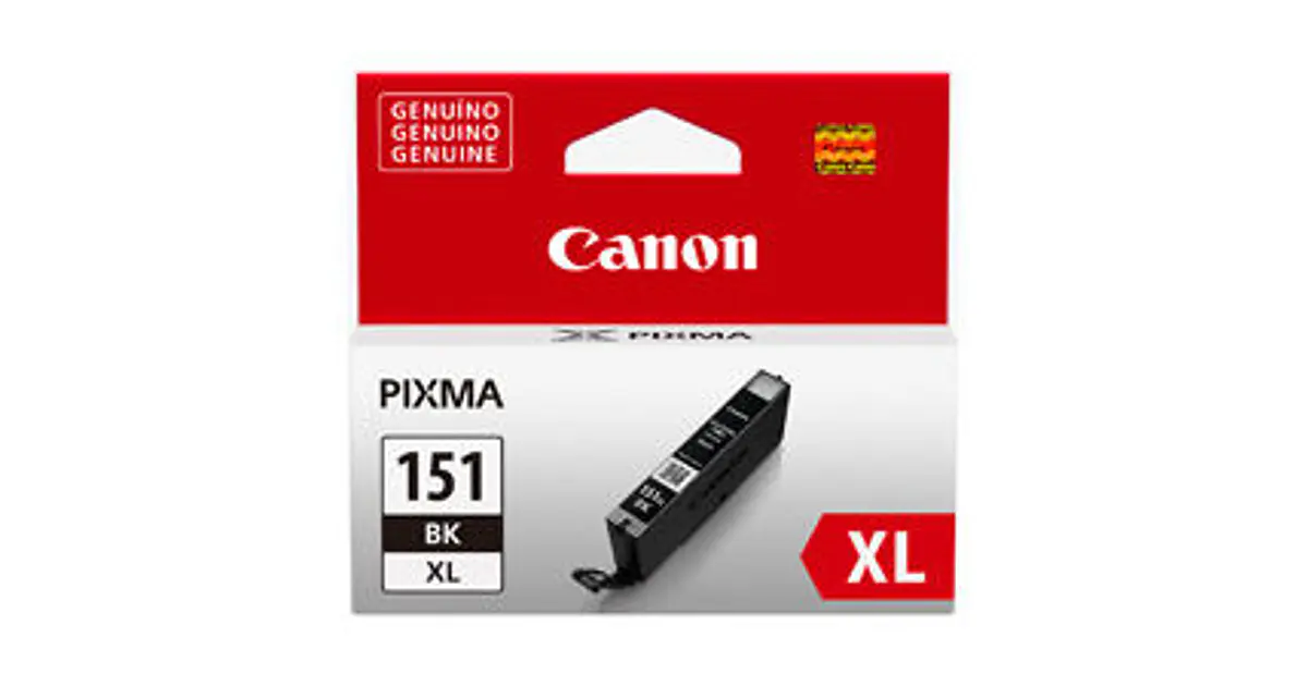 Cartucho de Tinta Canon CLI-151BK XL color Negro