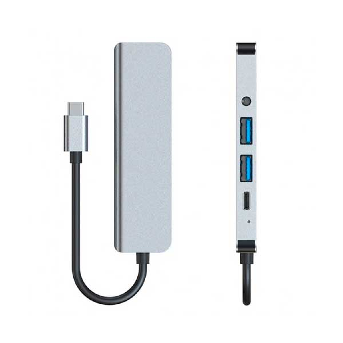 Adaptador Hub GTC Usb-C Multipuertos 5 en 1 (HDMI JACK US...