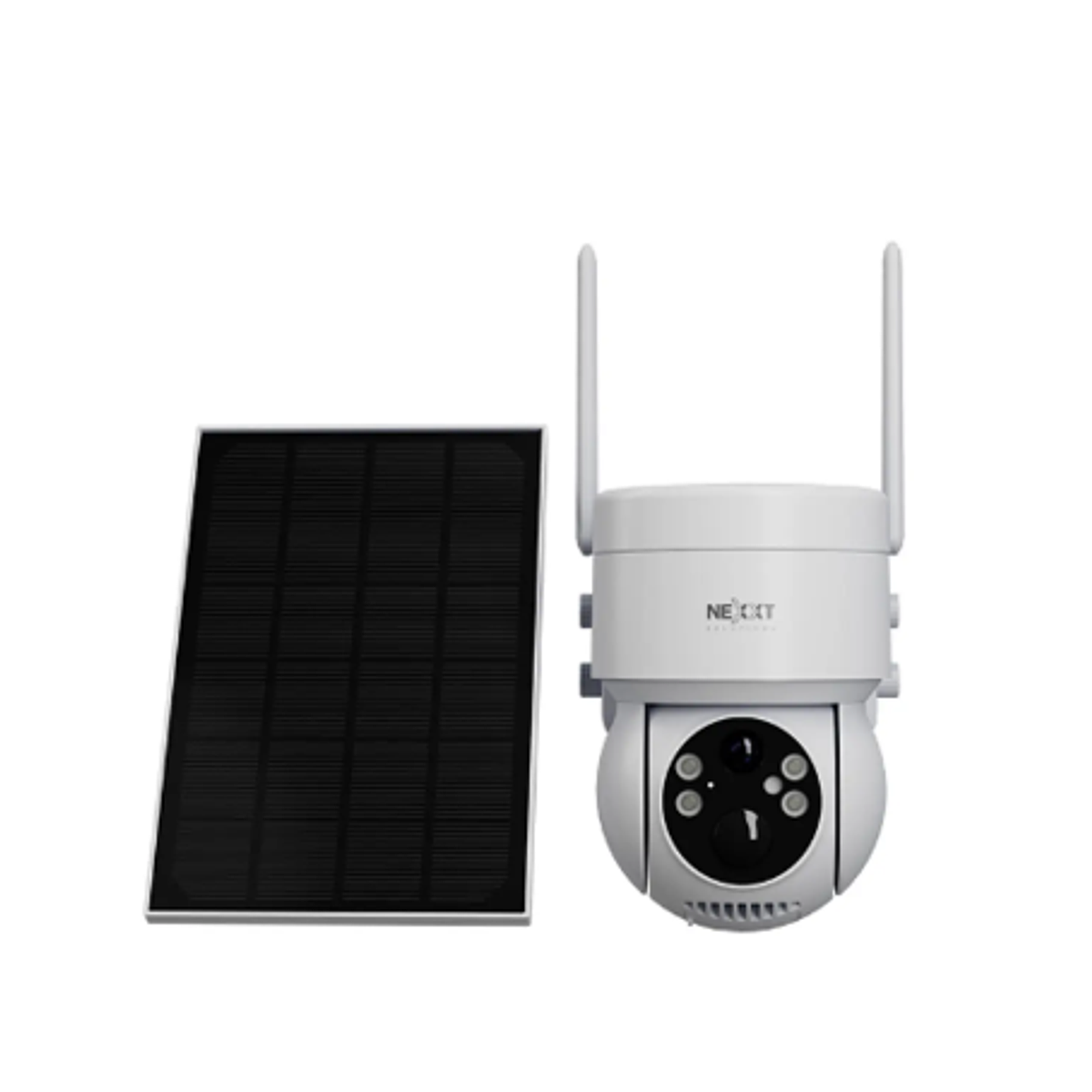 Cámara 2k PTZ Con Panel Solar Wi-Fi Nexxt Solutions Home