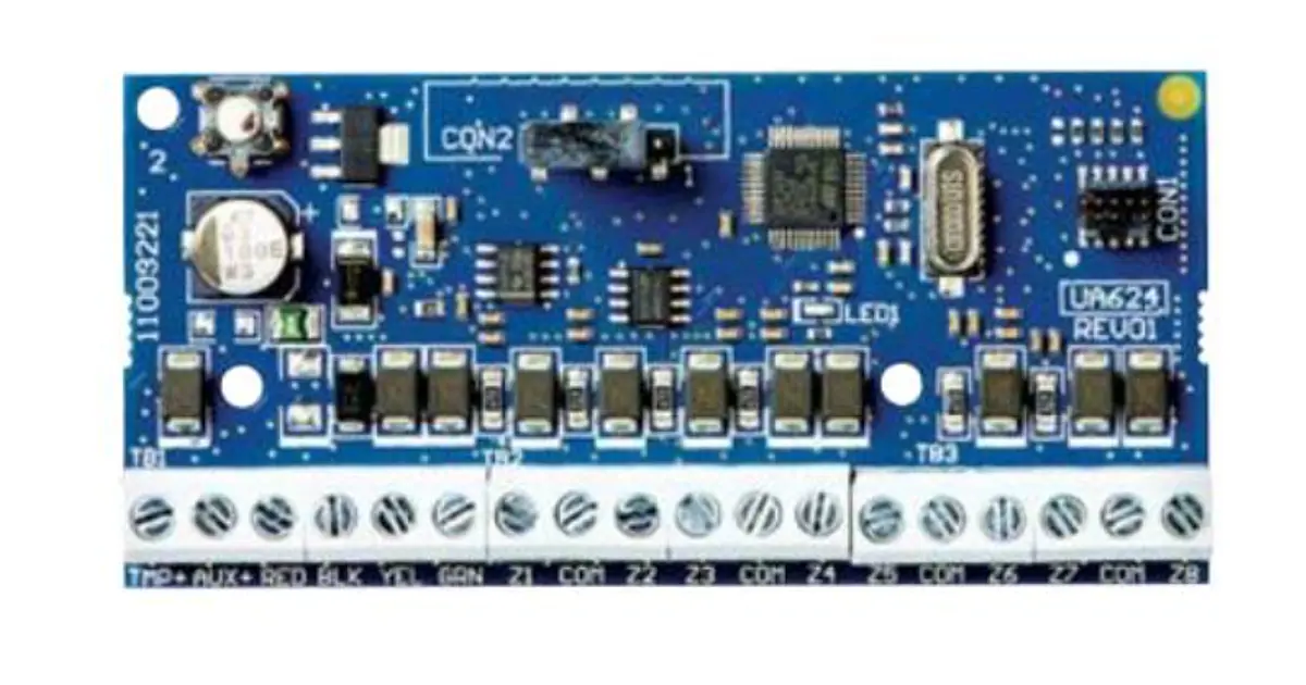 HSM2108. Modulo DSC de expancion de zonas cableadas. 8 zo...