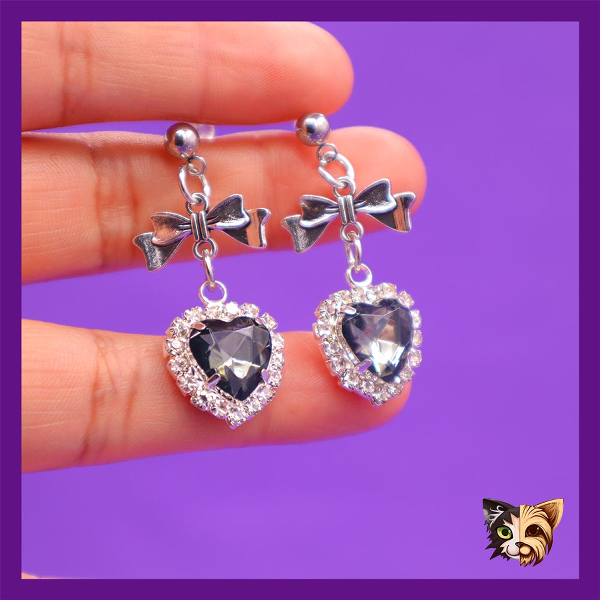 Aros Corazón Coquette