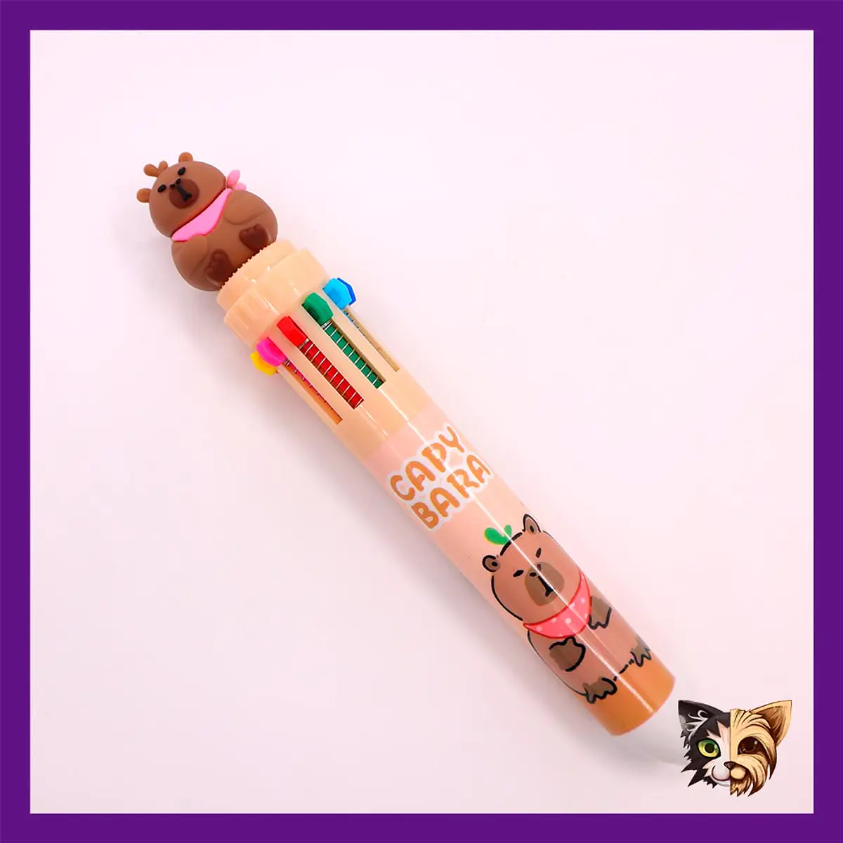 Lápiz multicolor Capibara