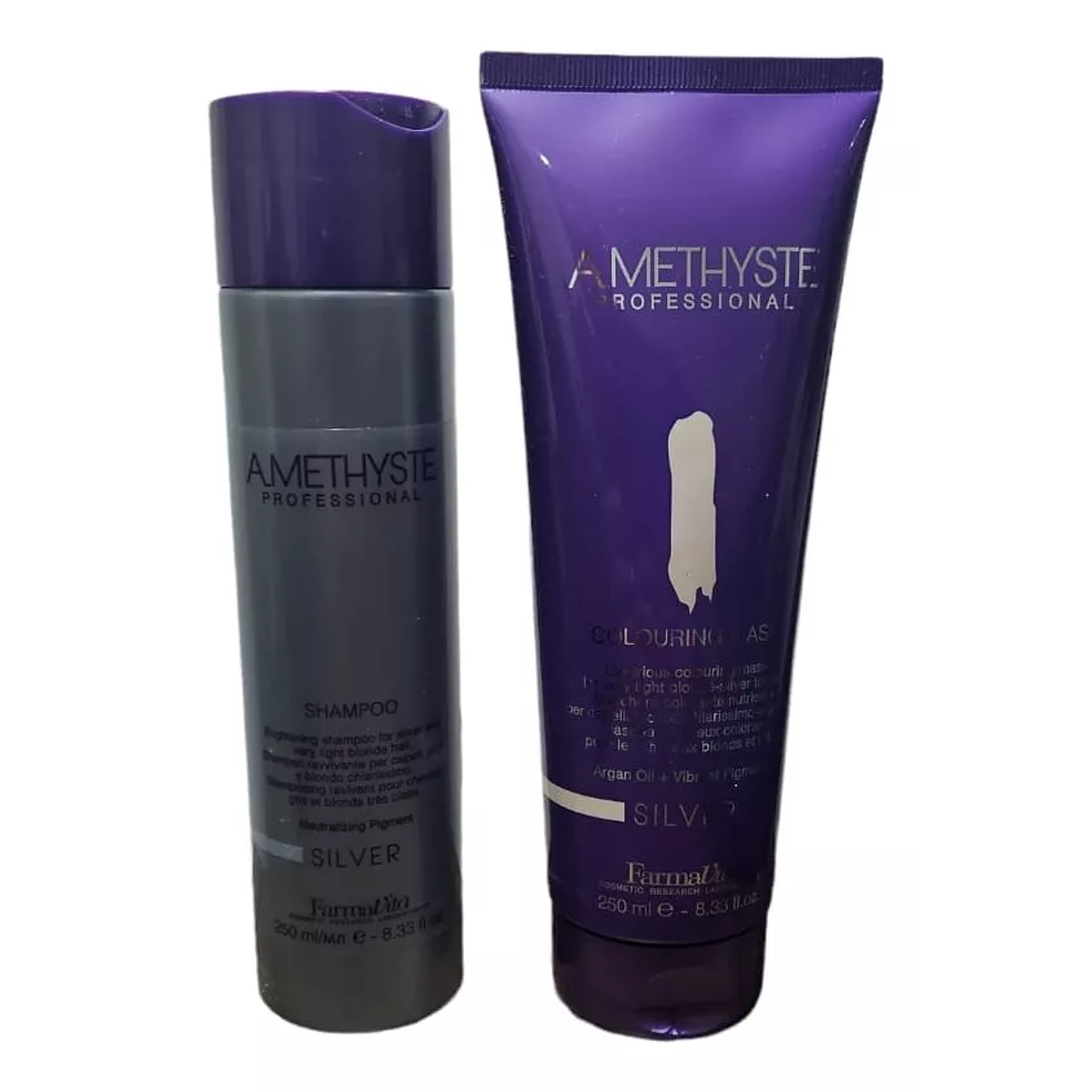 KIT AMETHYSTE SHAMPO + MASK SILVER 250ML | NuevaImagenspa